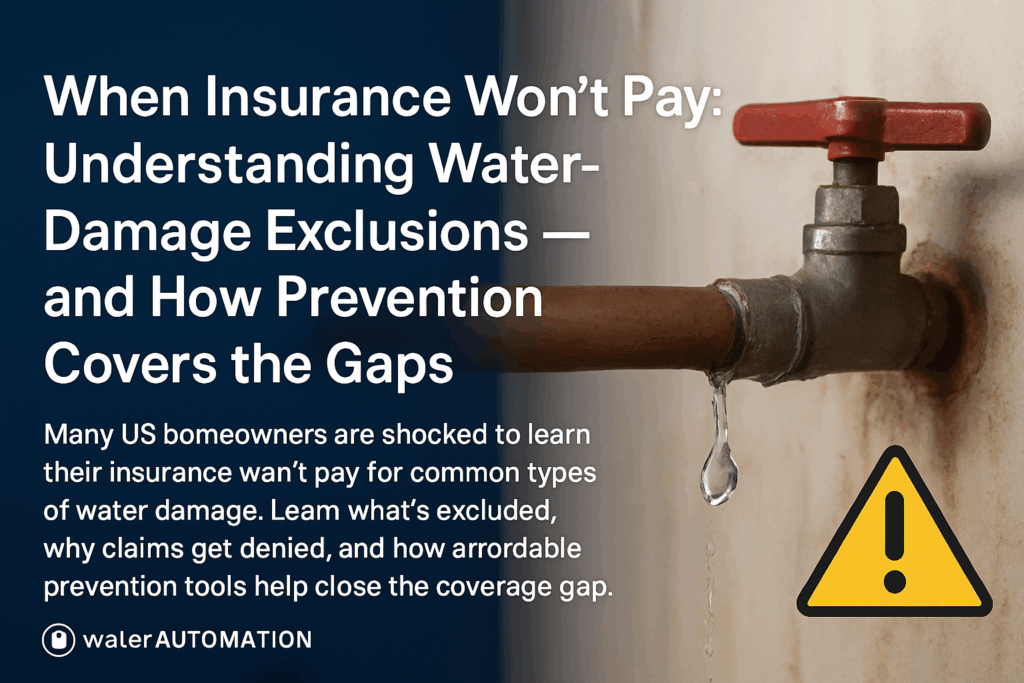 Home Insurance Water Damage Exclusions | WaterAutomation